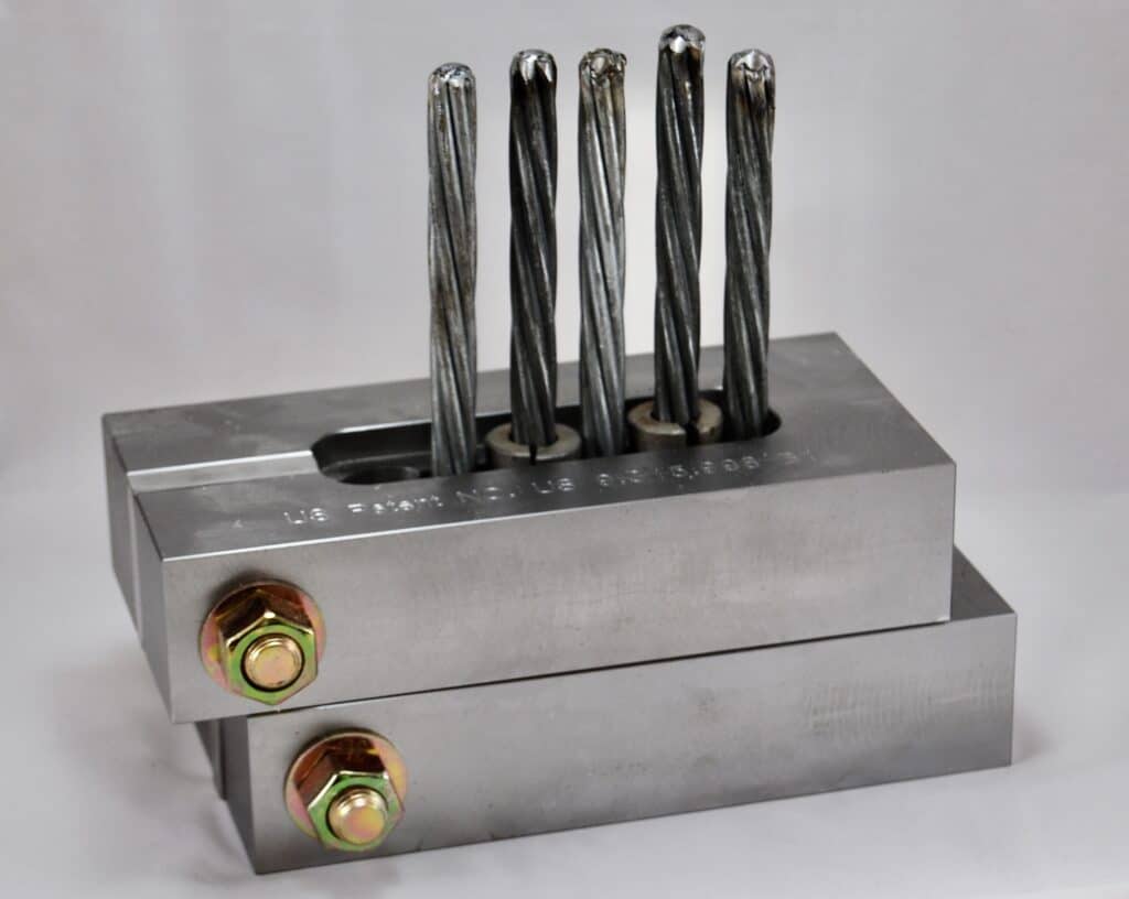 Multi-Cable Temporary Anchor | 3 Cavity | Post-Tension Products