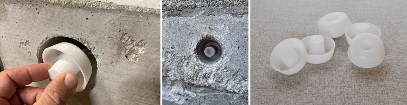 Monostrand Post-Tensioned Stressing Anchor Pocket Damage & Repair