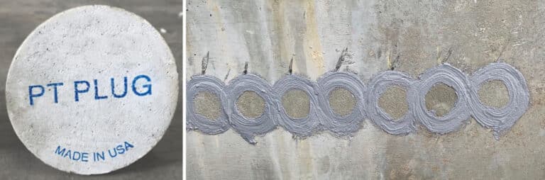 Monostrand Post-Tensioned Stressing Anchor Pocket Damage & Repair